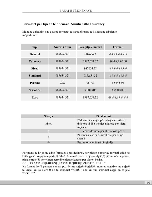 Bazat e Te Dhenave - ACCESS | PDF