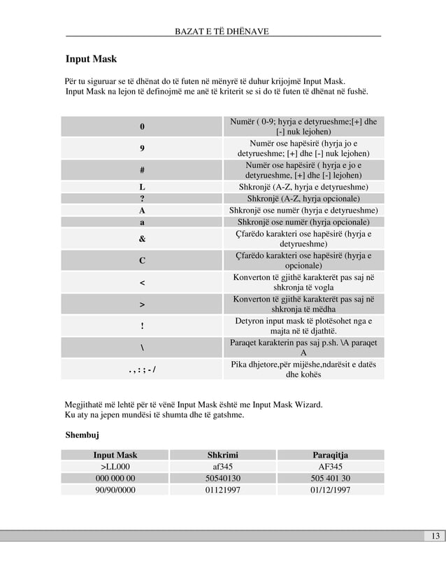 Bazat e Te Dhenave - ACCESS | PDF