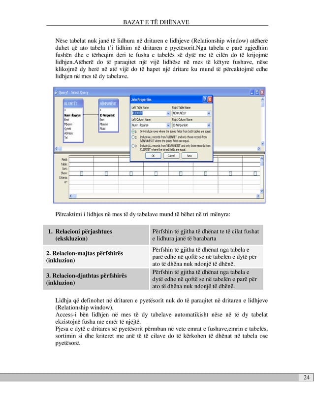 Bazat e Te Dhenave - ACCESS | PDF