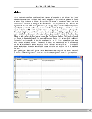 Bazat e Te Dhenave - ACCESS | PDF