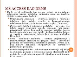 Baze podataka | PPT