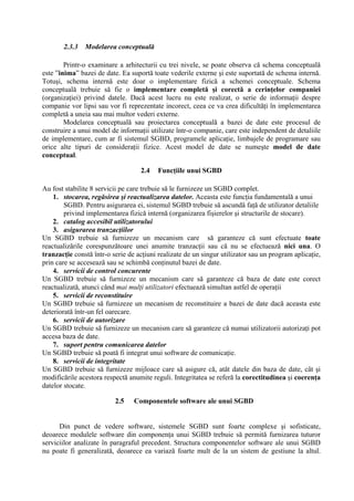 Baze date cap_2 | PDF