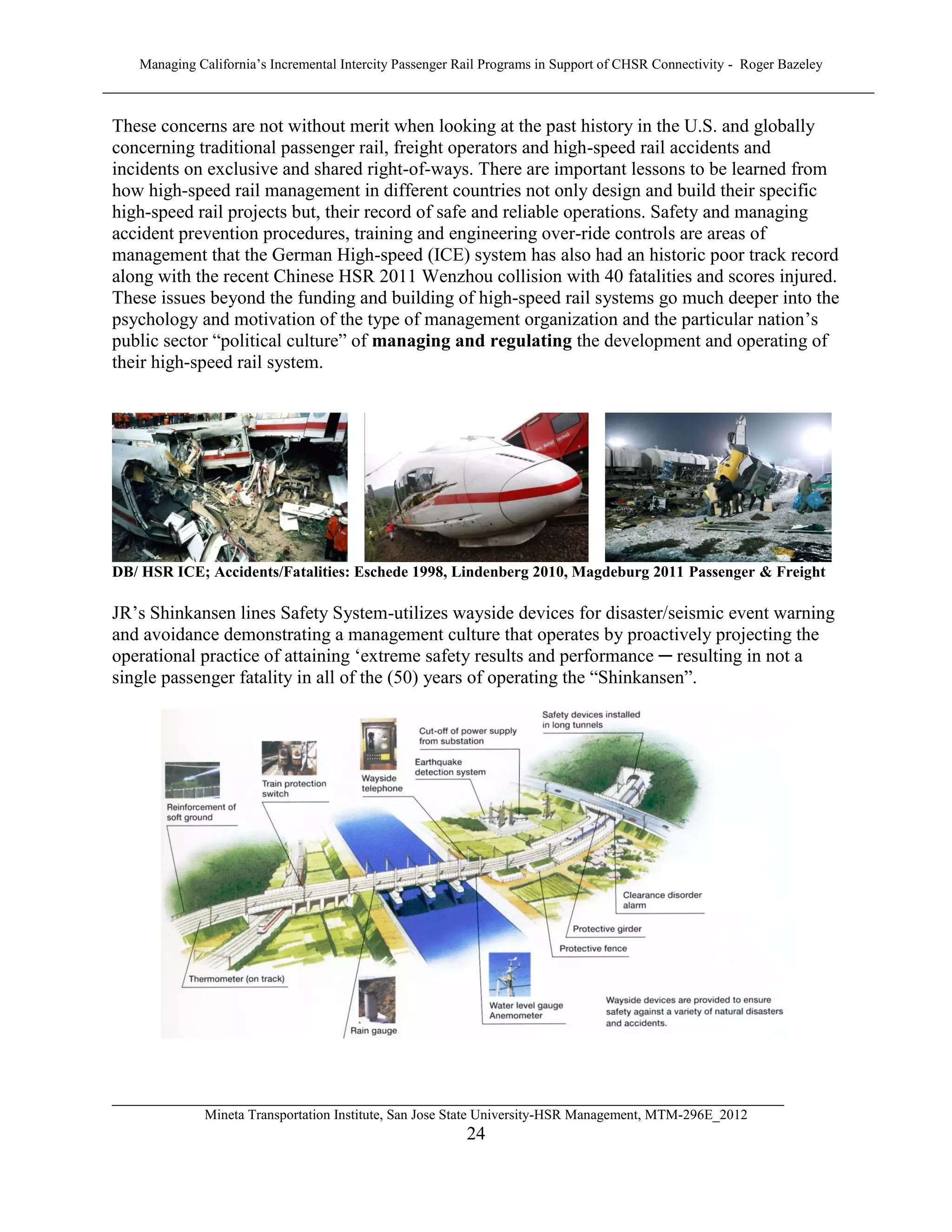 CalTrain and CA High-speed Rail Corridor Plan_Roger Bazeley | PDF