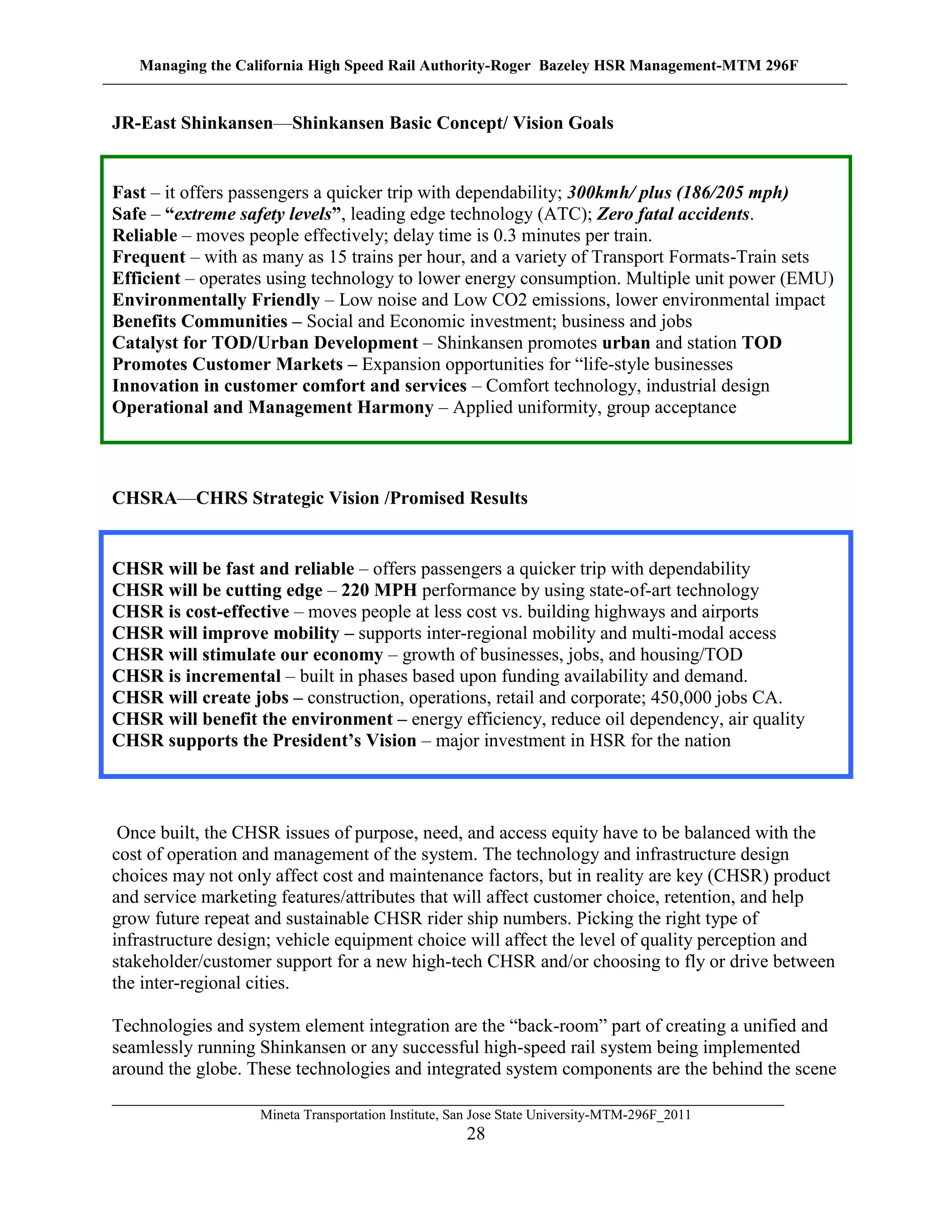 California High-Speed Rail Project verses Japan's Shinkansen High-Speed ...