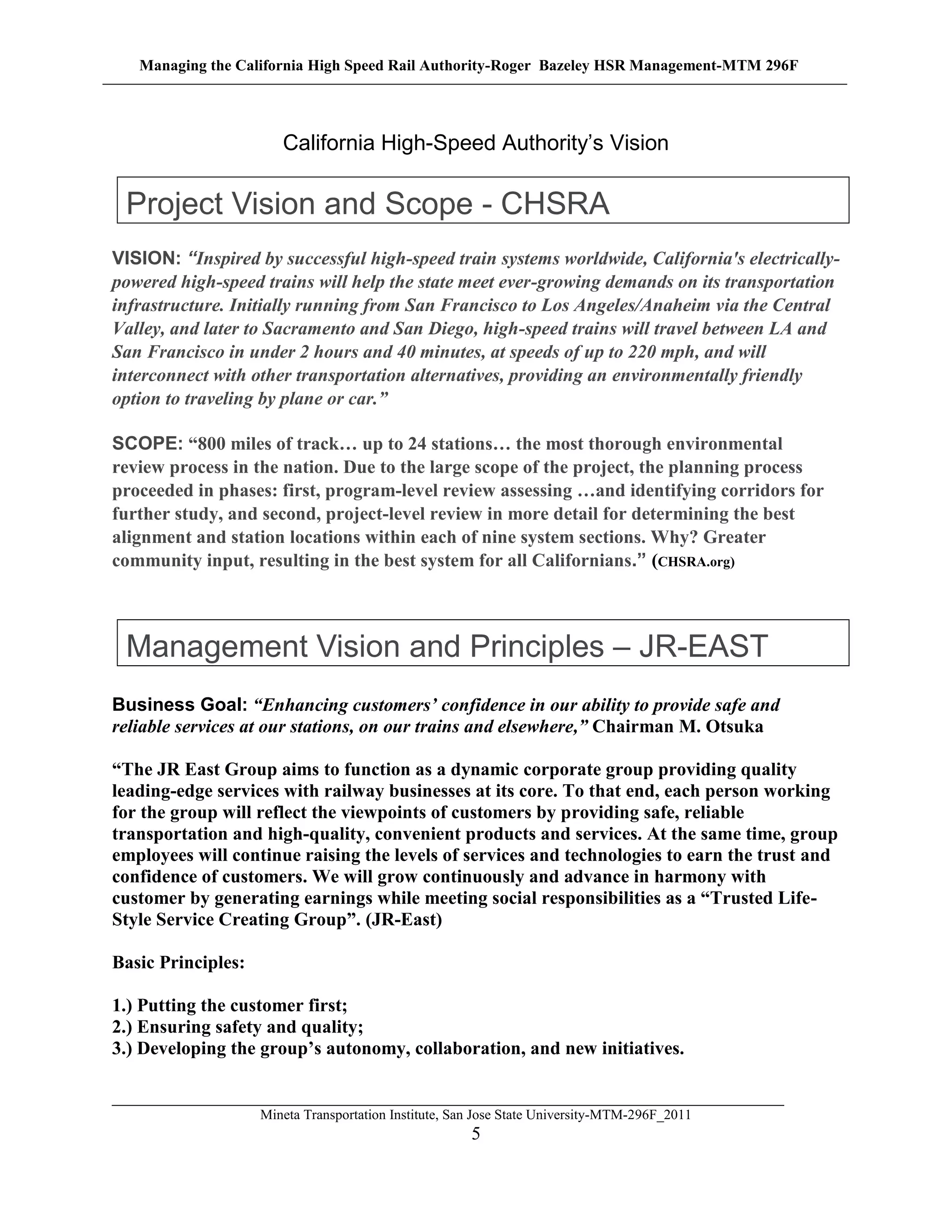 California High-Speed Rail Project verses Japan's Shinkansen High-Speed ...