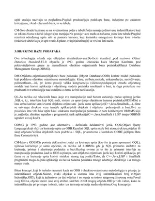 Baze podataka | DOC