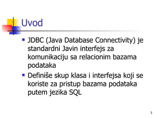 Baze podataka ii_prvi_cas_prakticnih_vjezbi | PPT