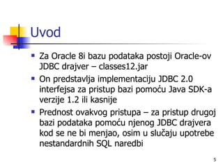 Baze podataka ii_prvi_cas_prakticnih_vjezbi | PPT