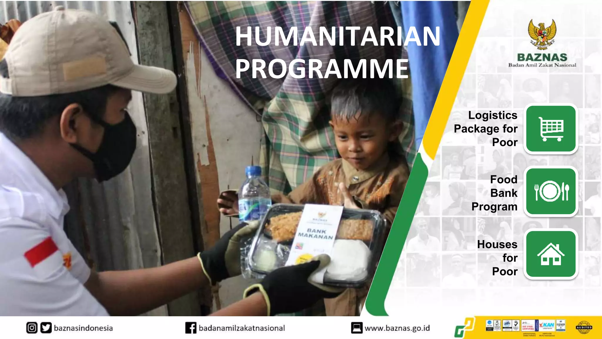 BAZNAS HUMANITARIAN PROGRAMME.pptx | Government Support and Welfare ...