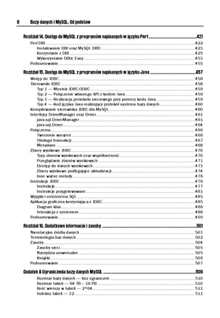 Bazy danych i MySQL. Od podstaw | PDF | Databases | Computer Software and Applications