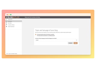Blogbutler Ai - Turn Any Data into Blog Posts: Automate Your Blog with AI | PPT
