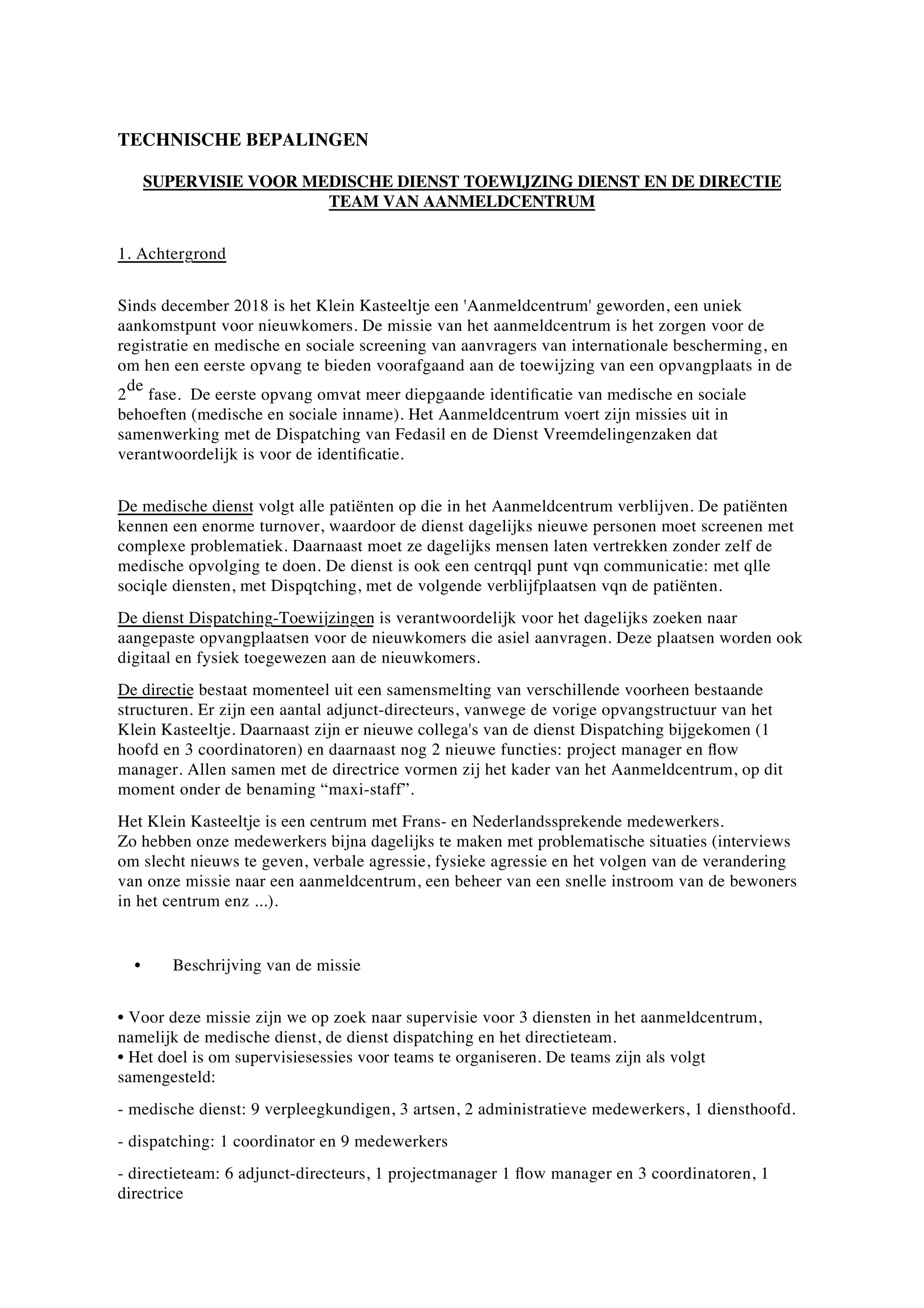 Medewerkers Fedasil ondergaan verbale en fysieke agressie | PDF