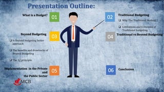 Beyond Budgeting Vs Traditional Budgeting | PPTX