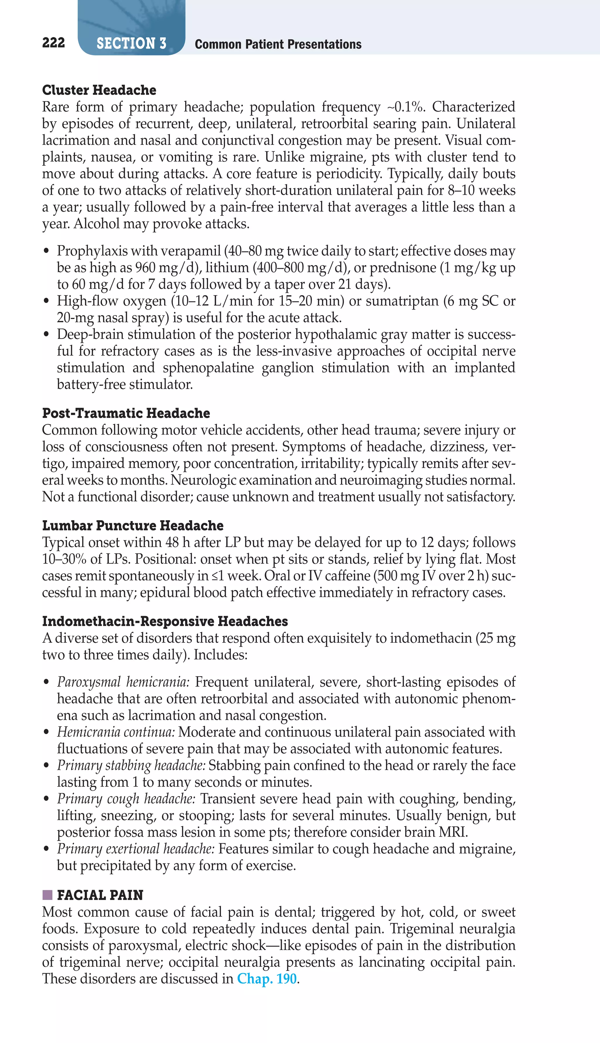 Harrisons - Headache Chapter | PDF