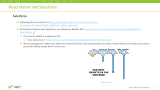 Rits Brown Bag - React Native and Salesforce | PPT