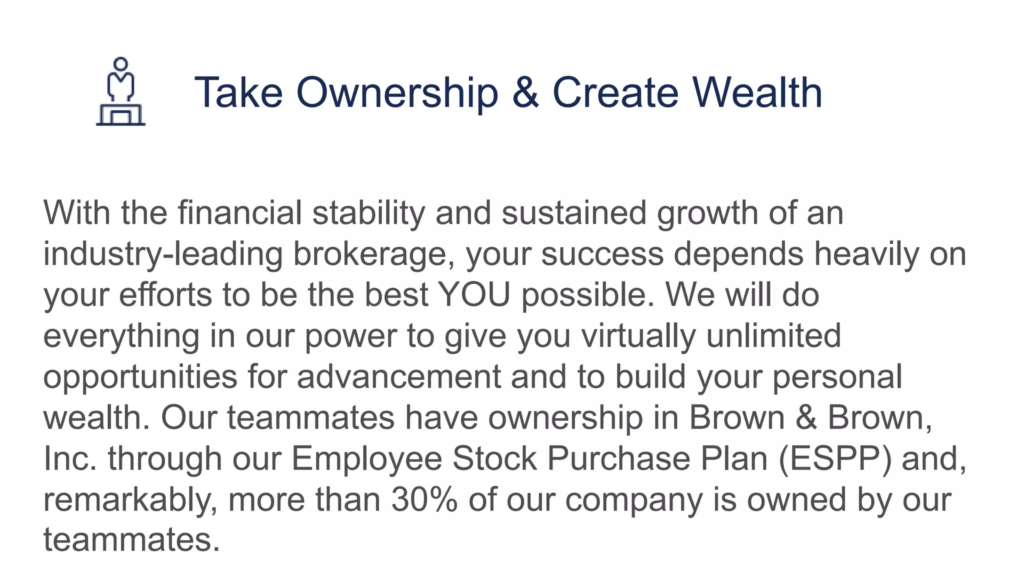 Why Brown & Brown, Inc. | PPTX