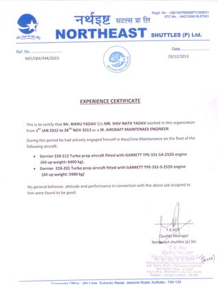 NES certificate | PDF