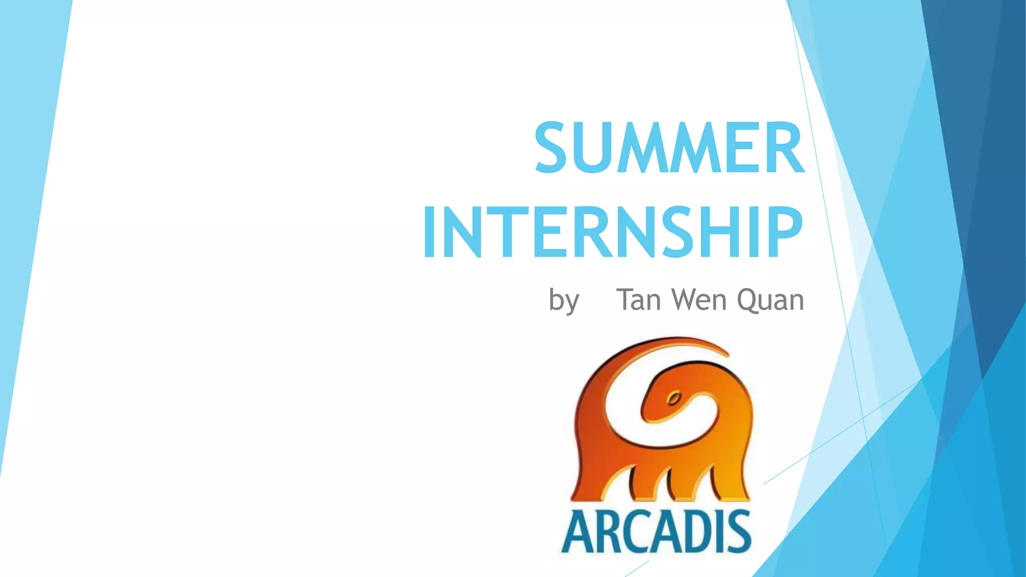 Summer Internship Presentation | PPT