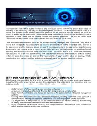 Brochure of AJA Bangladesh Ltd. | PDF