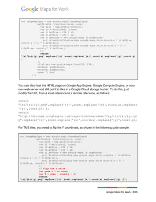 Serving raster layers on Google Cloud Platform | PDF