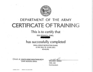 Small Group Instructor | PDF