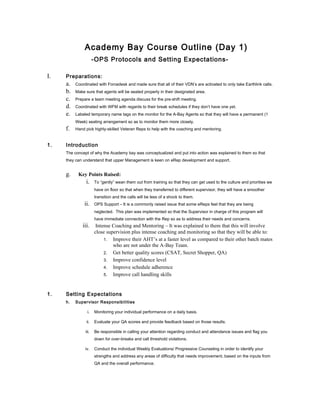 Academy Bay Course Outline | PDF