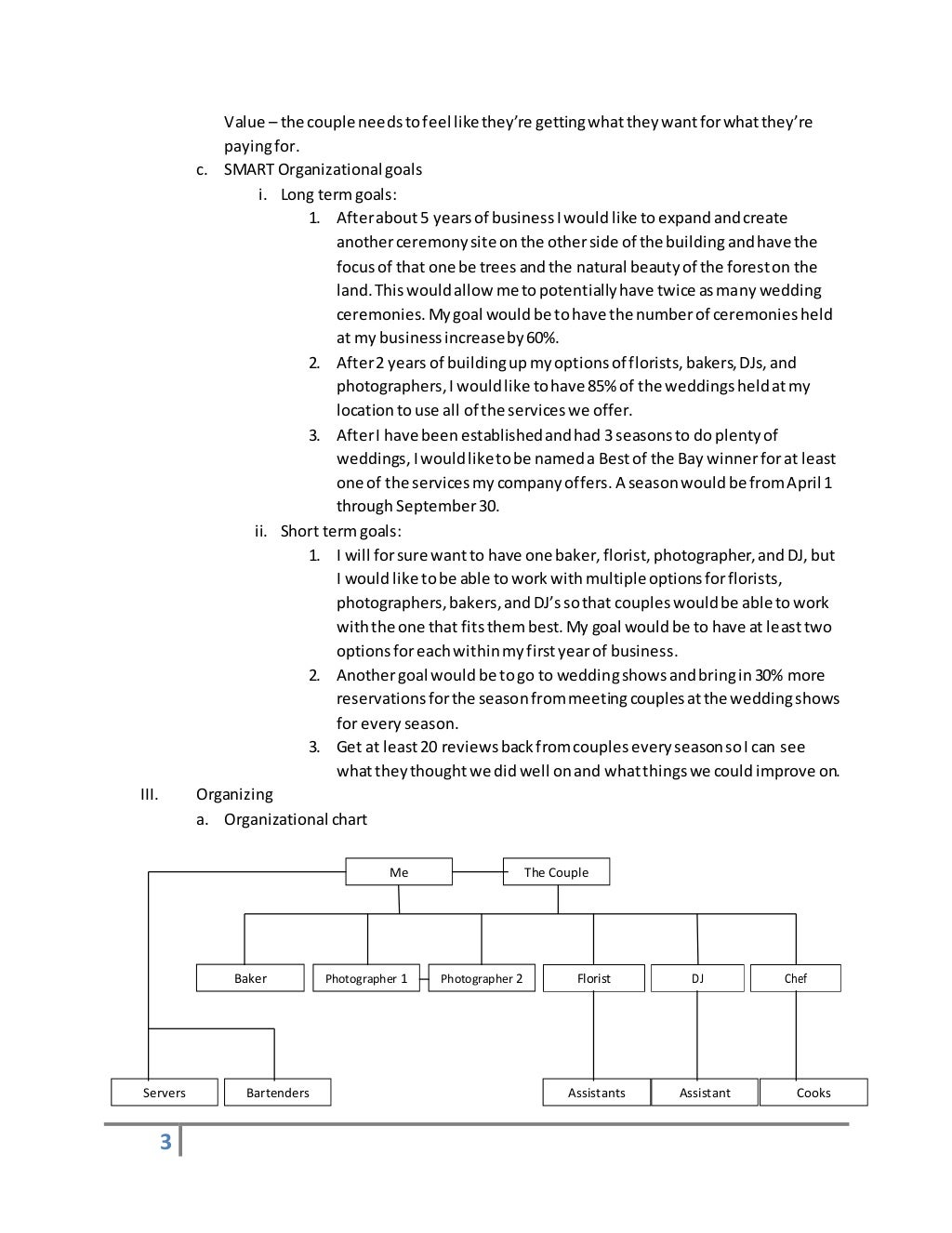 Management Business Plan