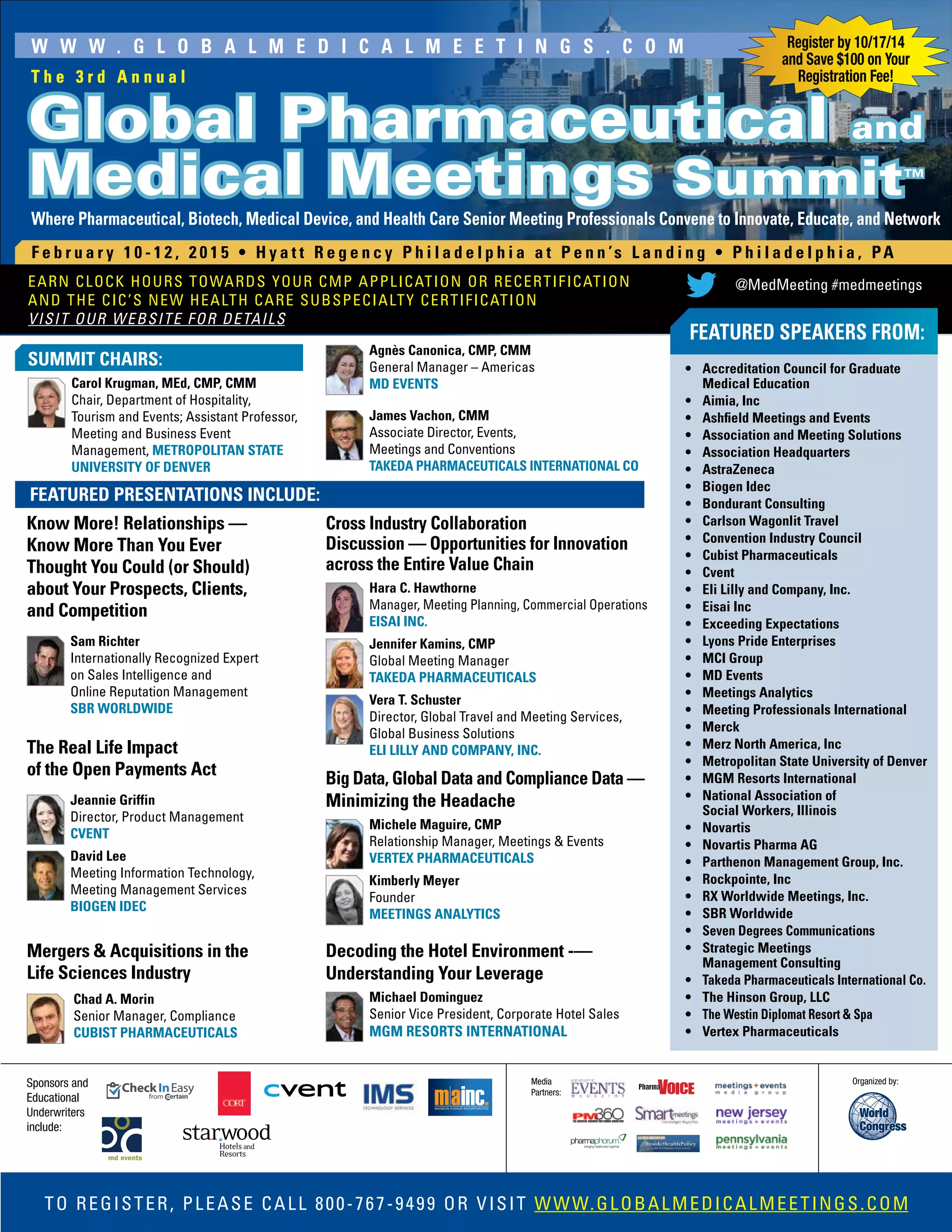 The 3rd Annual Global Pharmaceutical and Medical Meetings Summit | PDF