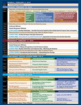 The 3rd Annual Global Pharmaceutical and Medical Meetings Summit | PDF