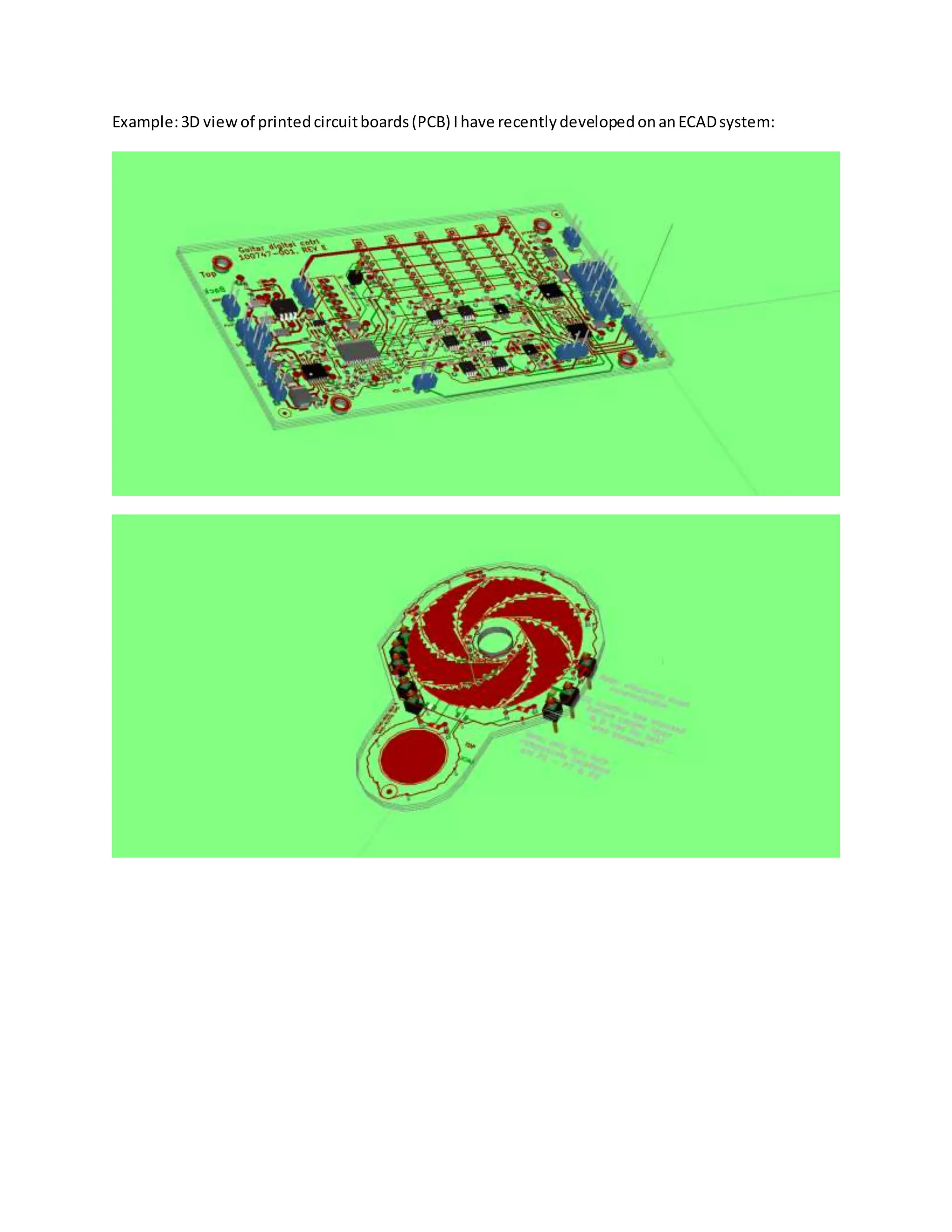 Example 3D view of PCB layout | DOCX