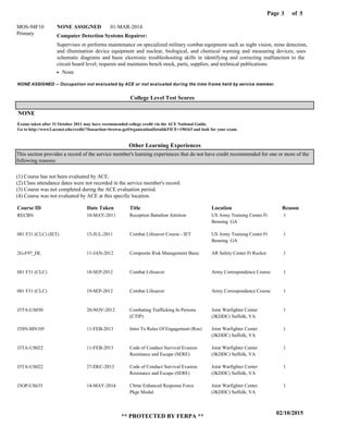 JST Army Transcript Atnip, Marcus O | PDF | Defense Industry | Industries