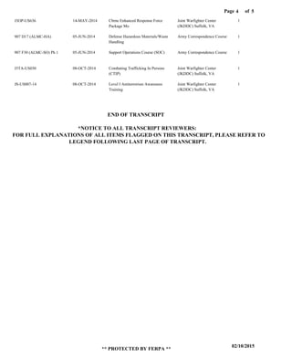JST Army Transcript Atnip, Marcus O | PDF | Defense Industry | Industries