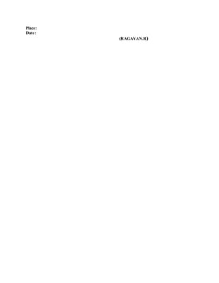 Ragav _MSI_ Resume (1) | PDF