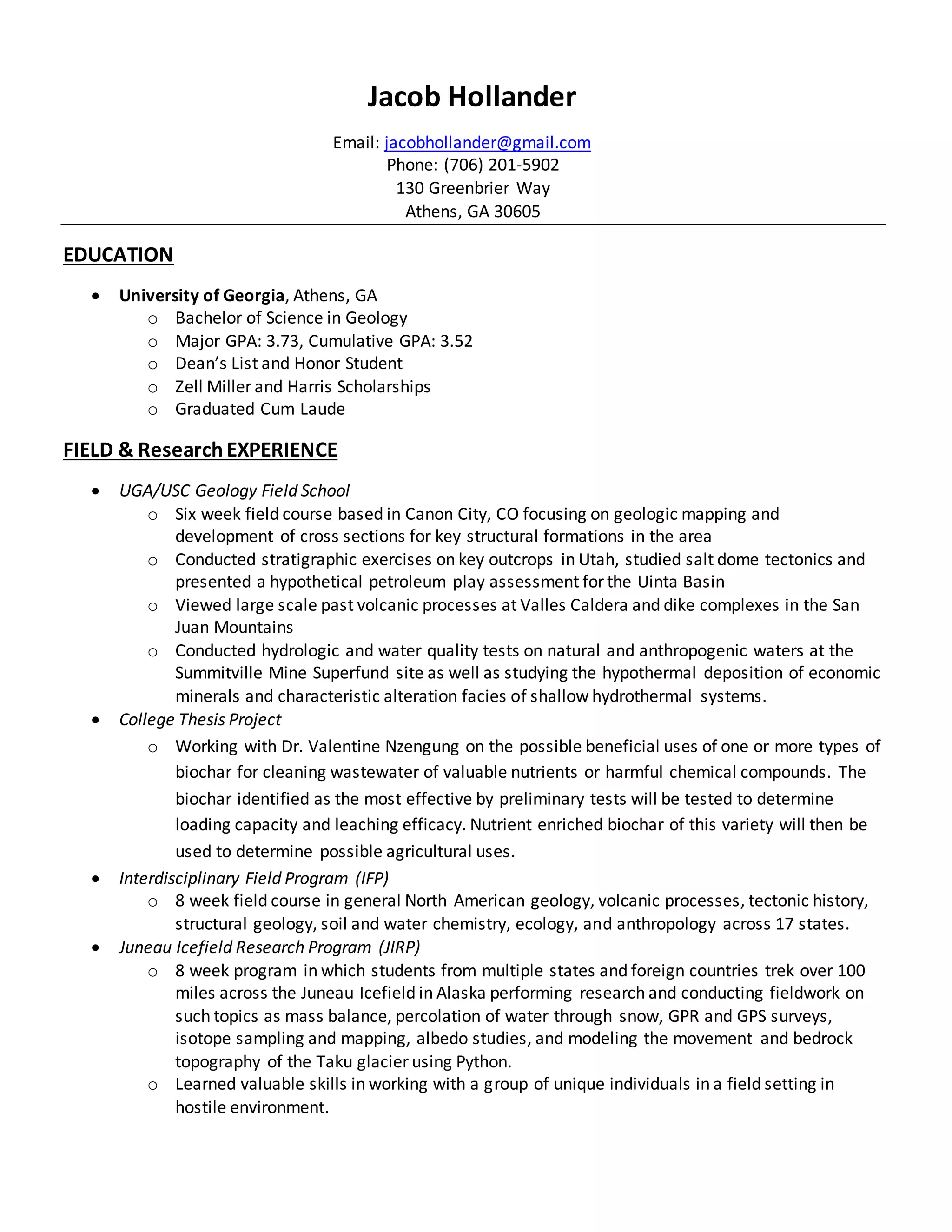 Resume2.0 | DOCX