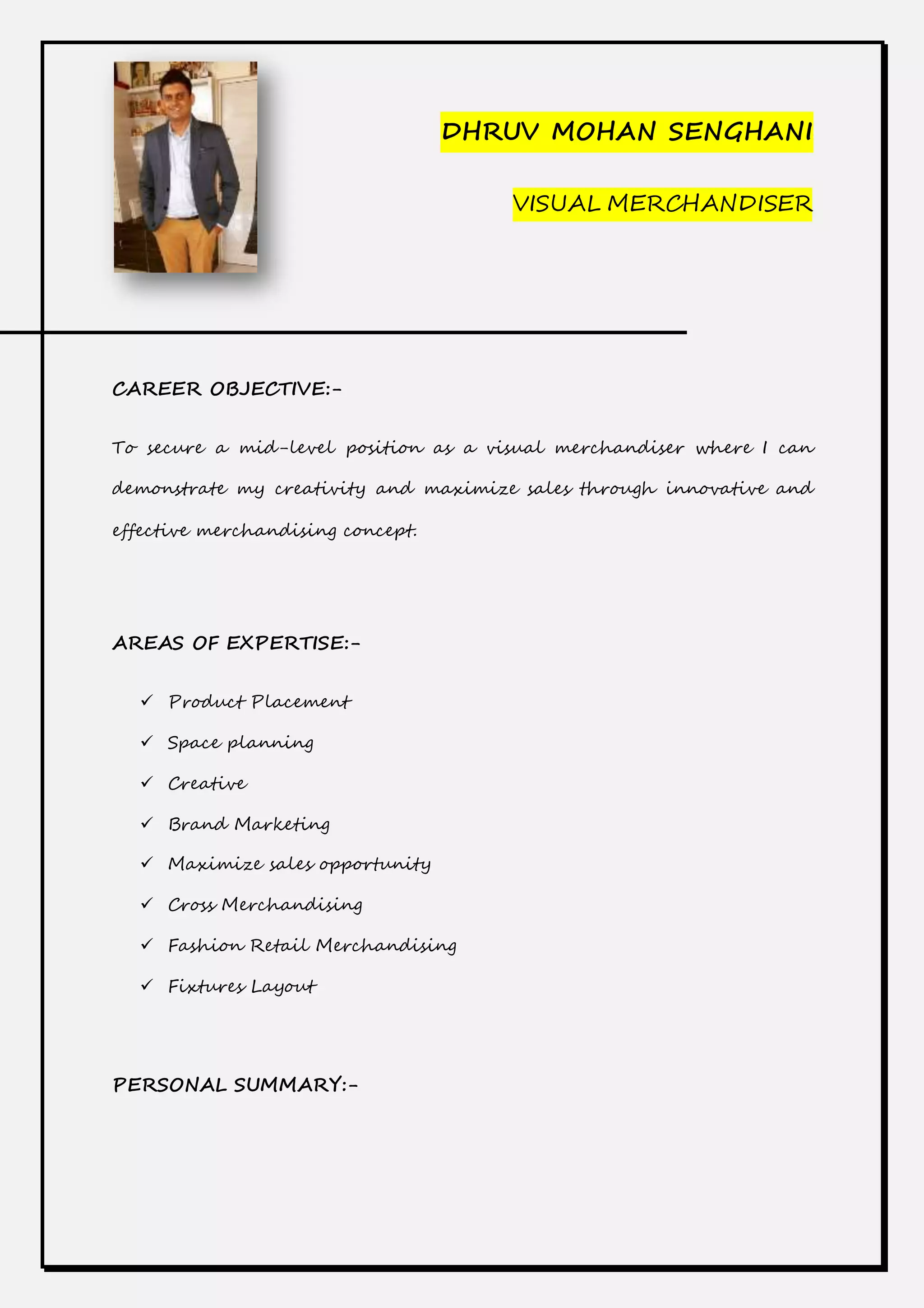 Resume-Dhruv Senghani | PDF