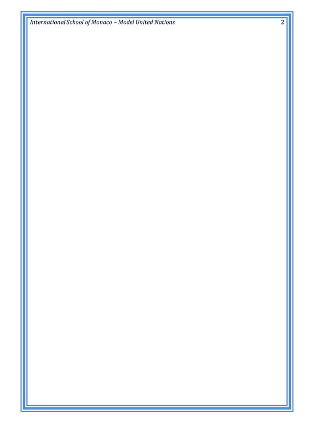 MUN delegate information booklet | PDF