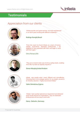 Infasta Soft Solutions- Brochure | PDF