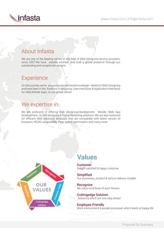 Infasta Soft Solutions- Brochure | PDF