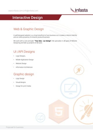 Infasta Soft Solutions- Brochure | PDF