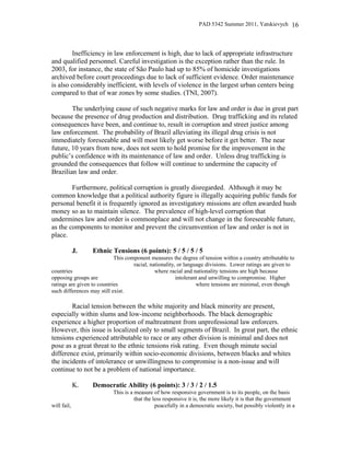 Brazil-International Country Risk Guide Worksheet | PDF