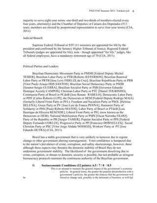 Brazil-International Country Risk Guide Worksheet | PDF