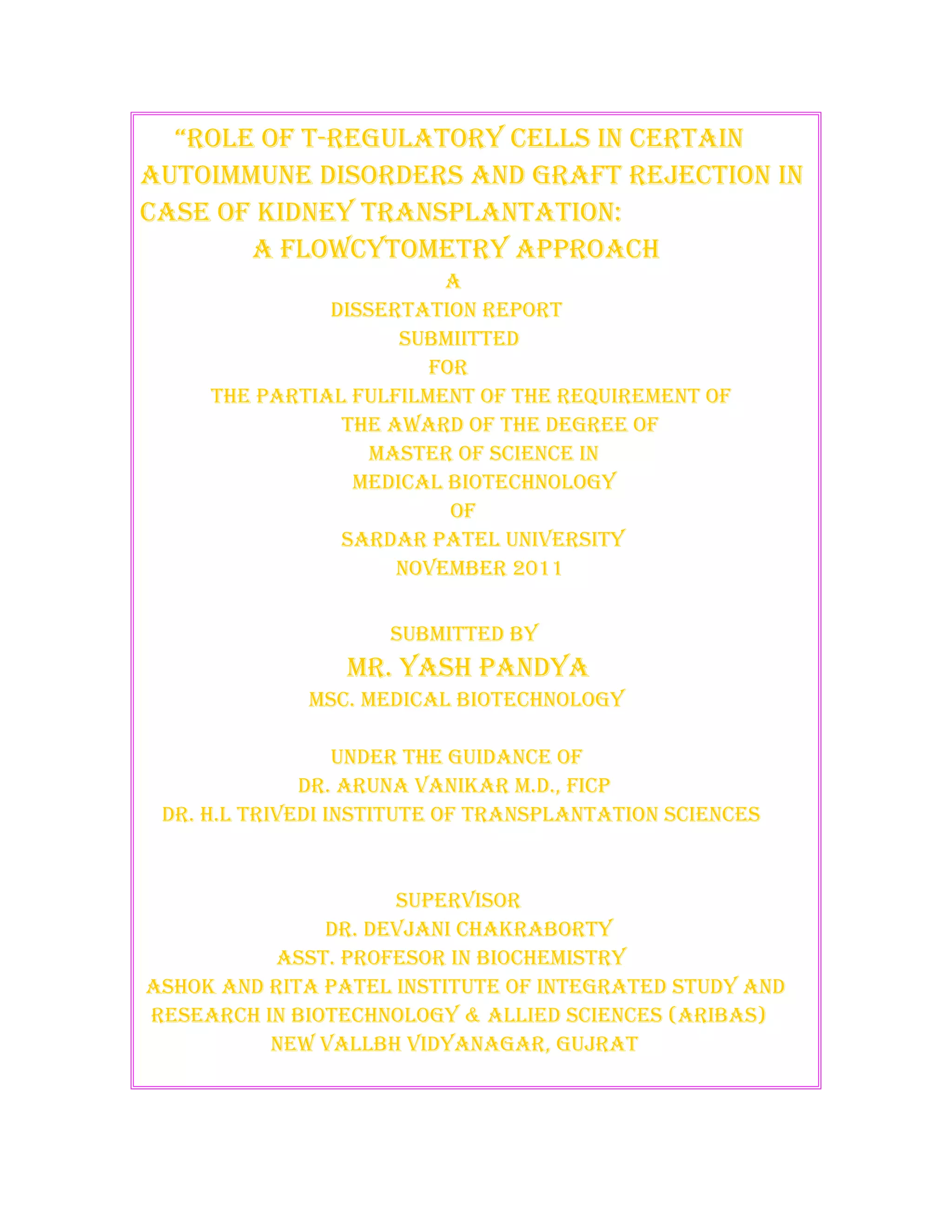 Yash Project Work Thesis | DOC