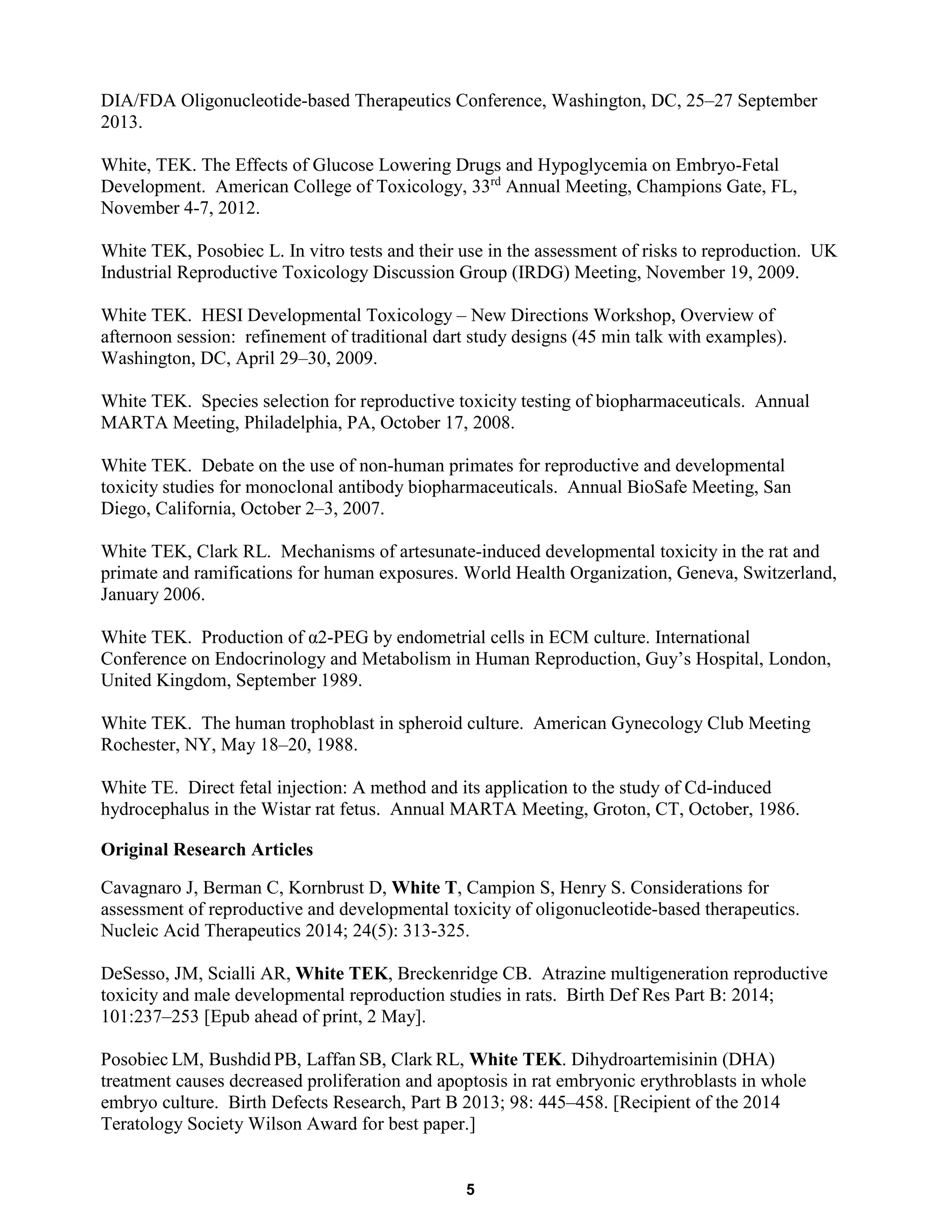 TWhite CV_Aclairo_Jan 2016 | PDF