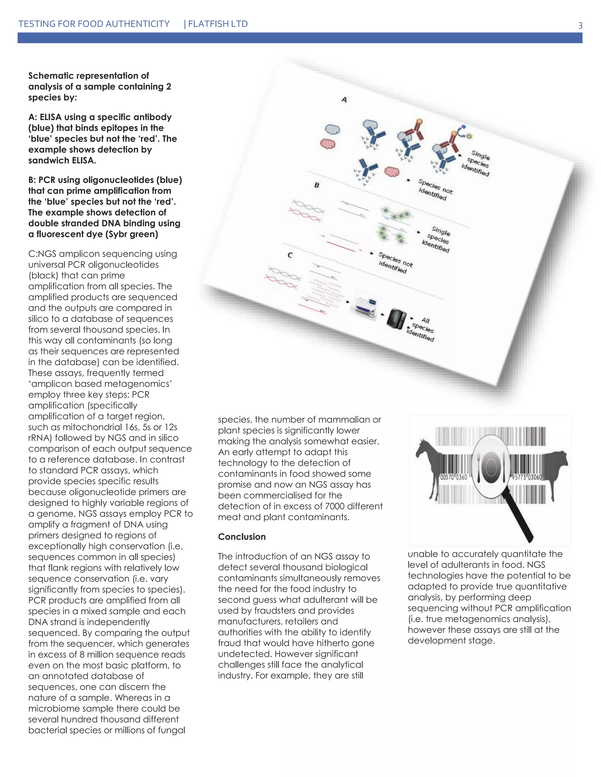 Testing for Food Authenticity | PDF