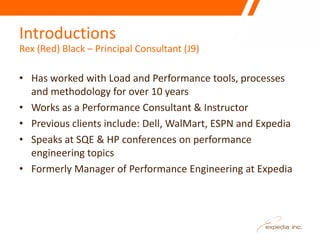 Leveraging HP Performance Center | PPT