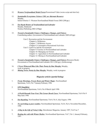 Dan Murphy - Publications | PDF