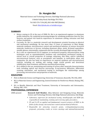 Hongbin Bei-2016 | PDF