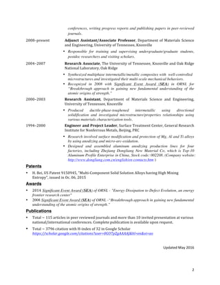 Hongbin Bei-2016 | PDF