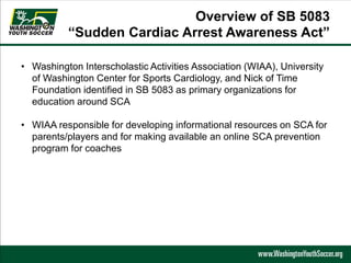 Sudden Cardiac Arrest Awareness Law - Informational Webinar | PPT