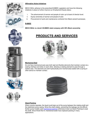 Mech Seal Company Profile | PDF